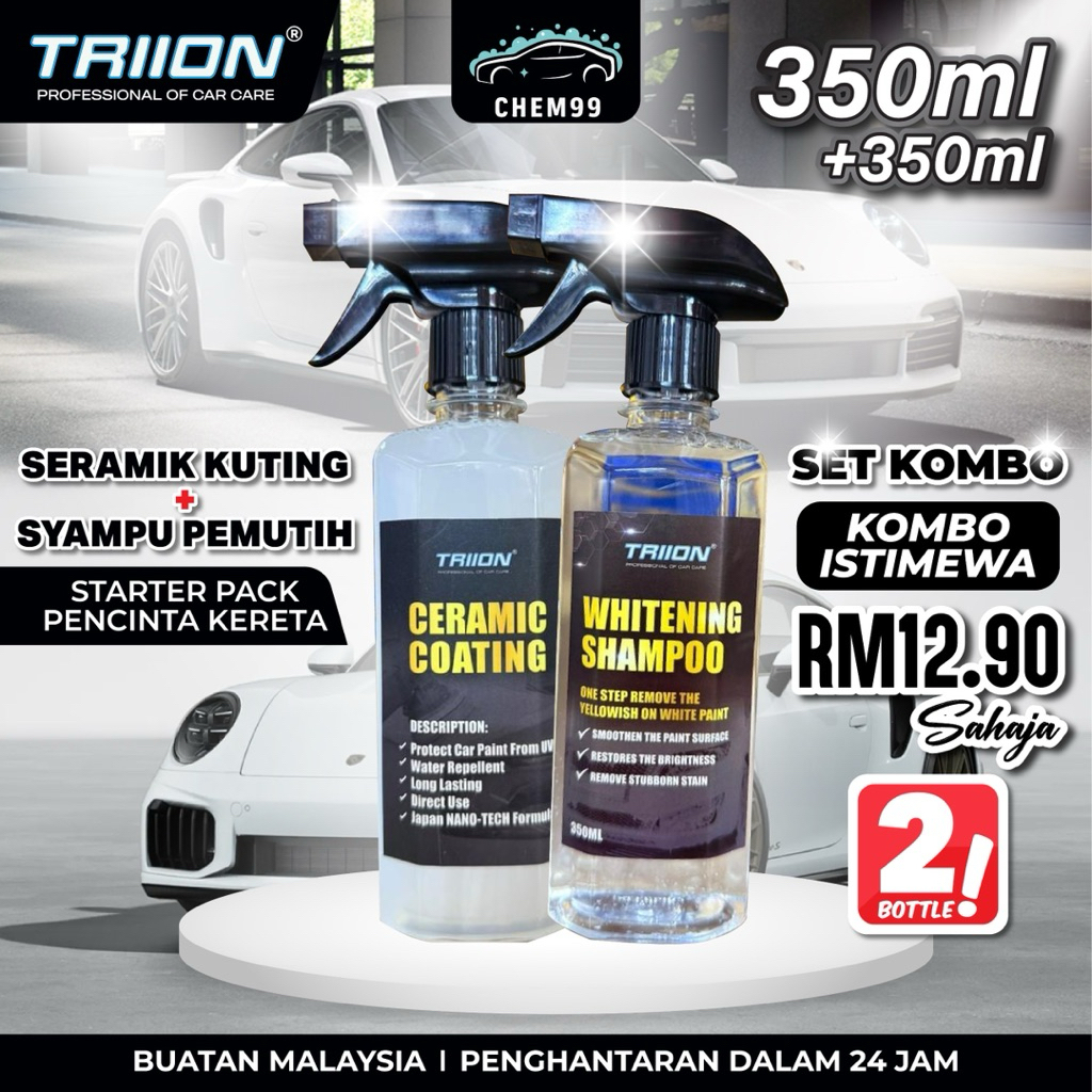 [Super Bundle] Whitening Shampoo + Ceramic Coating Syampu Kereta ...