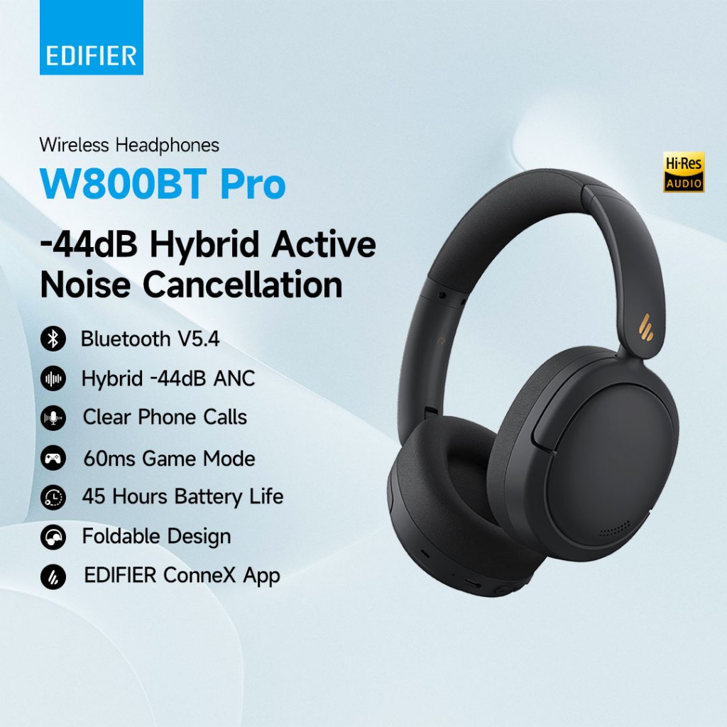 Edifier W800BT Pro/ WH700NB Pro Active Noise Cancellation Wireless ...