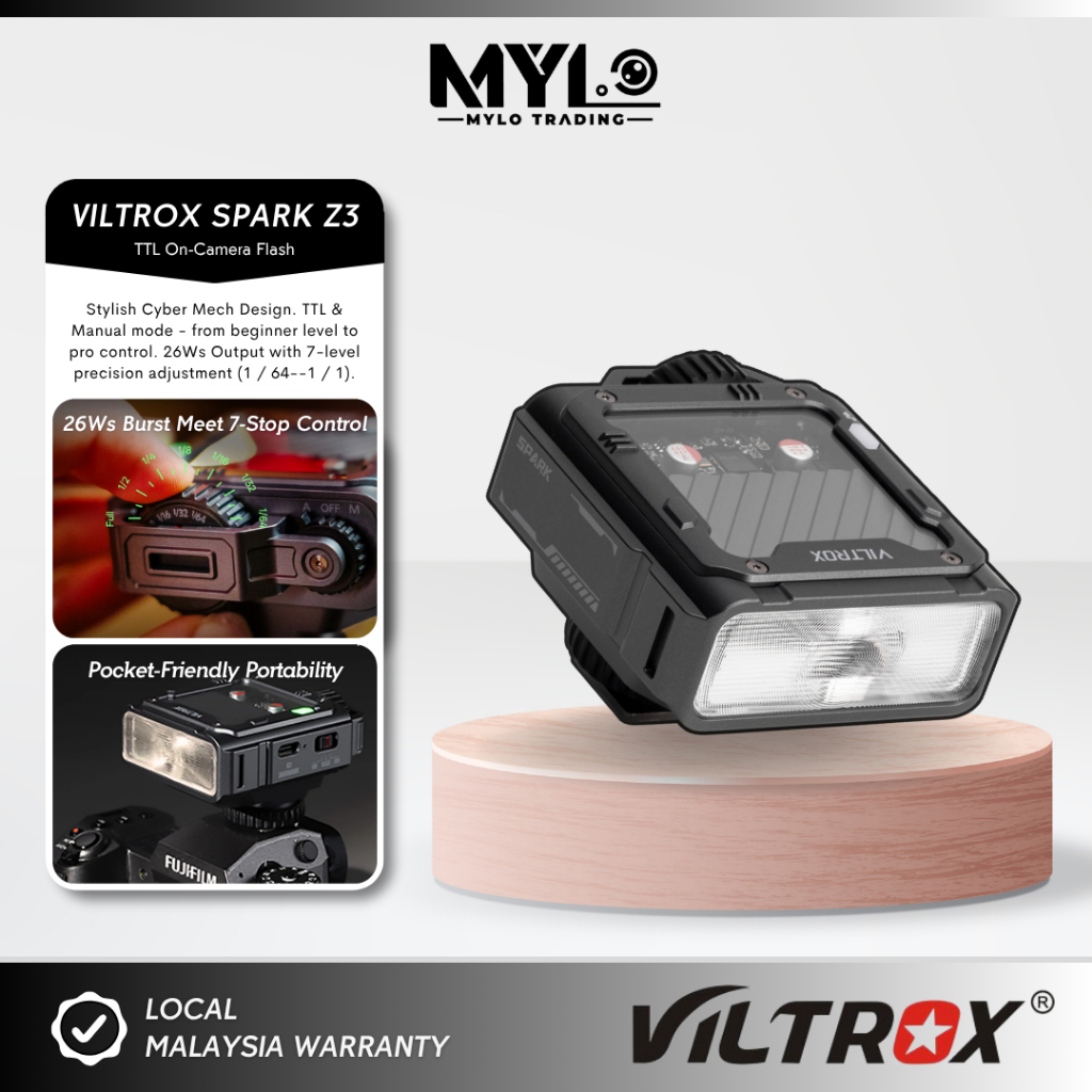 (READY STOCK) - Viltrox Spark Z3 TTL On-Camera Flash Z3-F Z3-S Z3-C Z3 ...