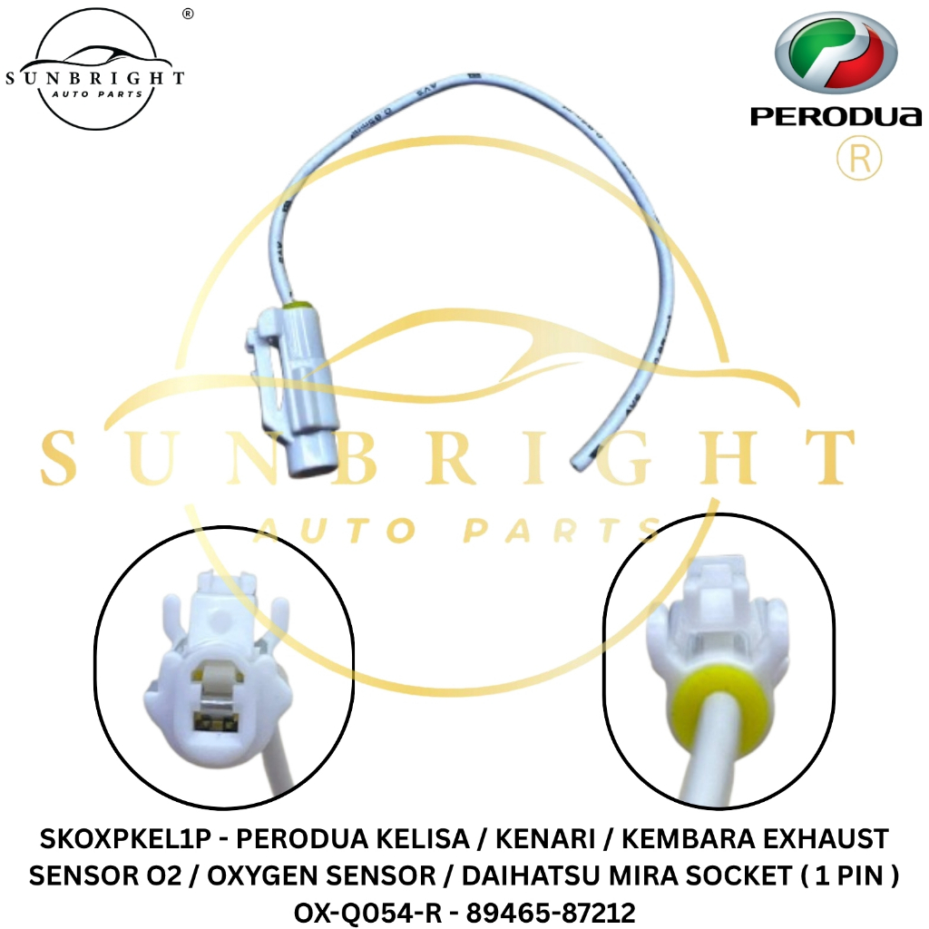 PERODUA KELISA / KENARI OXYGEN SENSOR / DAIHATSU MIRA SOCKET ( OX-Q054 ...