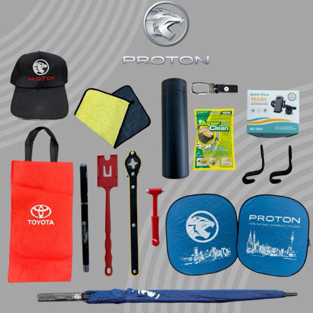 PROTON PREMIUM GOODIES BAG 14 IN 1 | Shopee Malaysia