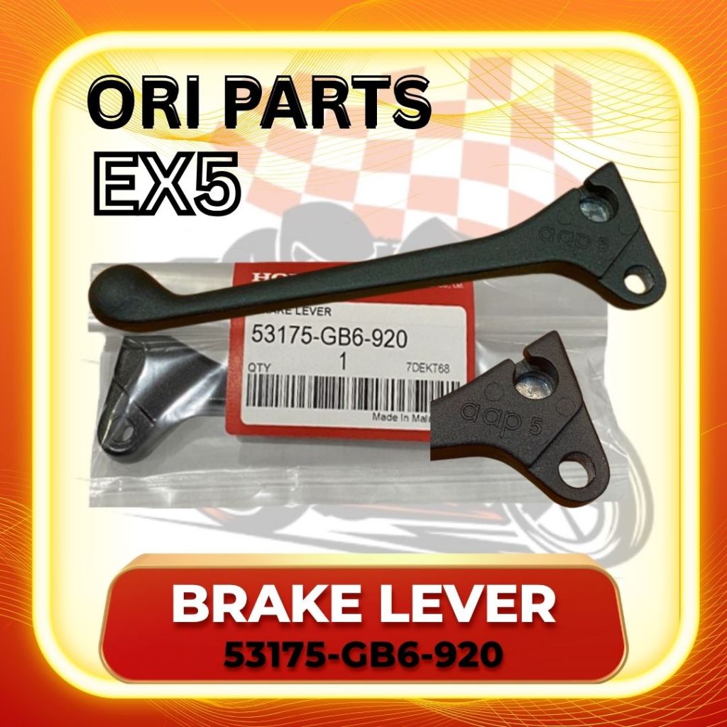 EX5 DREAM BRAKE LEVER AAP 53175-GB6-920 ORI PARTS GOOD QUALITY READY ...