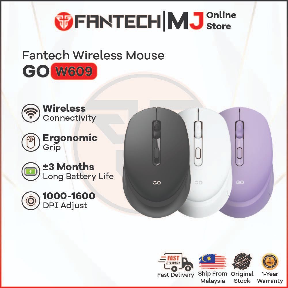 Fantech W609 GO Series Wireless Mouse Ergonomic Grip 2.4GHz Wireless ...