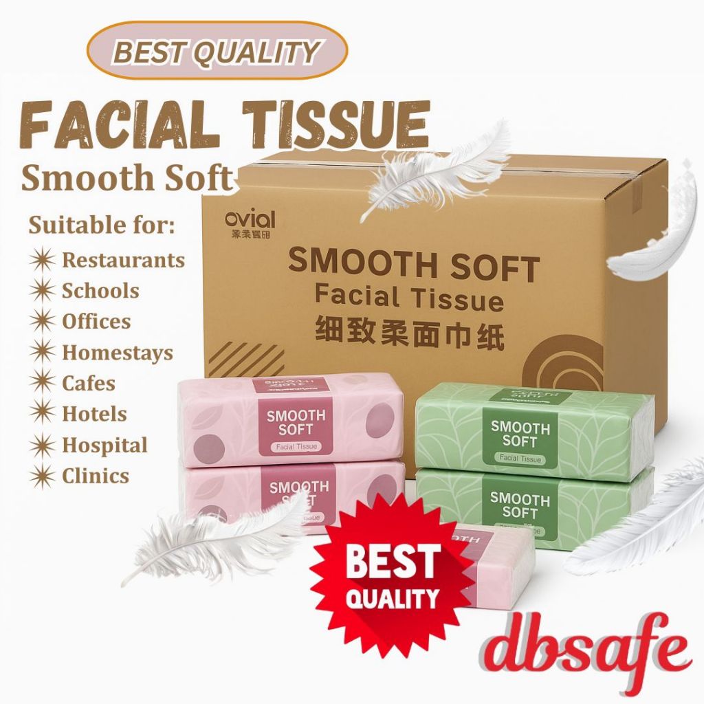 (Ready Stock) Smooth Soft Facial Tissue ( 1Box @ 3 pkt) , (1 pkt @ 8 ...