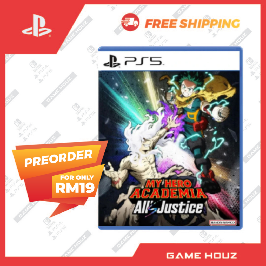 PRE ORDER (PS5) My Hero Academia: All's Justice (R3/ENG) | Shopee Malaysia
