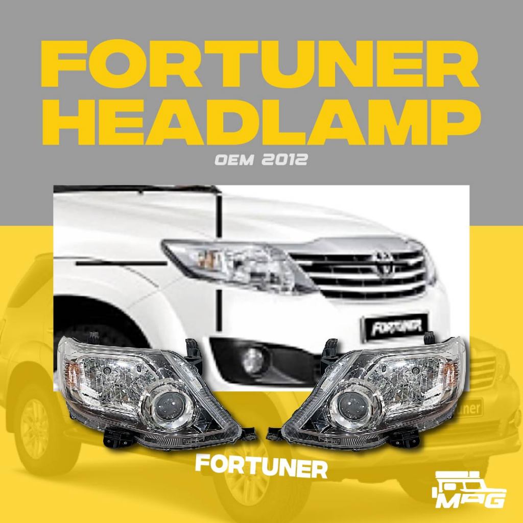 TOYOTA FORTUNER TGN51/TGN61 2012-2014 HEADLAMP HEADLIGHT HEADLAMP LIGHT ...