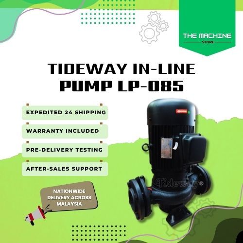 TIDEWAY In-Line Pump 3 inch LP085 4.0kW 3phase Cooling Tower Use Pam ...