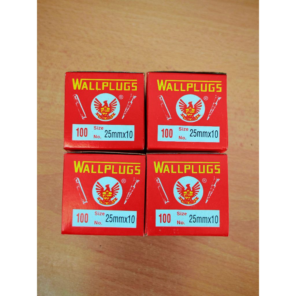 WOOD WALL PLUG/PALAM DINDING 25MMX10 (100PCS/BOX) | Shopee Malaysia