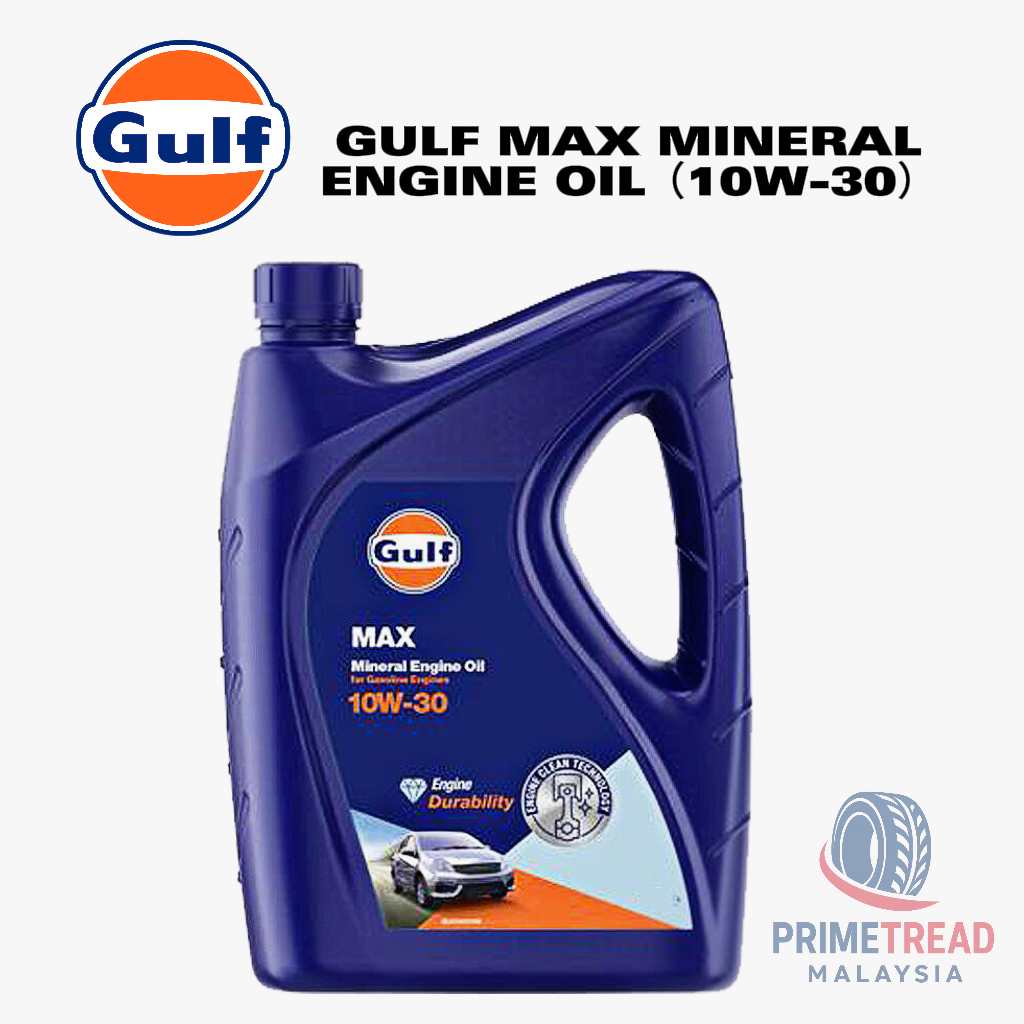 GULF MAX MINERAL ENGINE OIL (10W-30) 3L | Shopee Malaysia