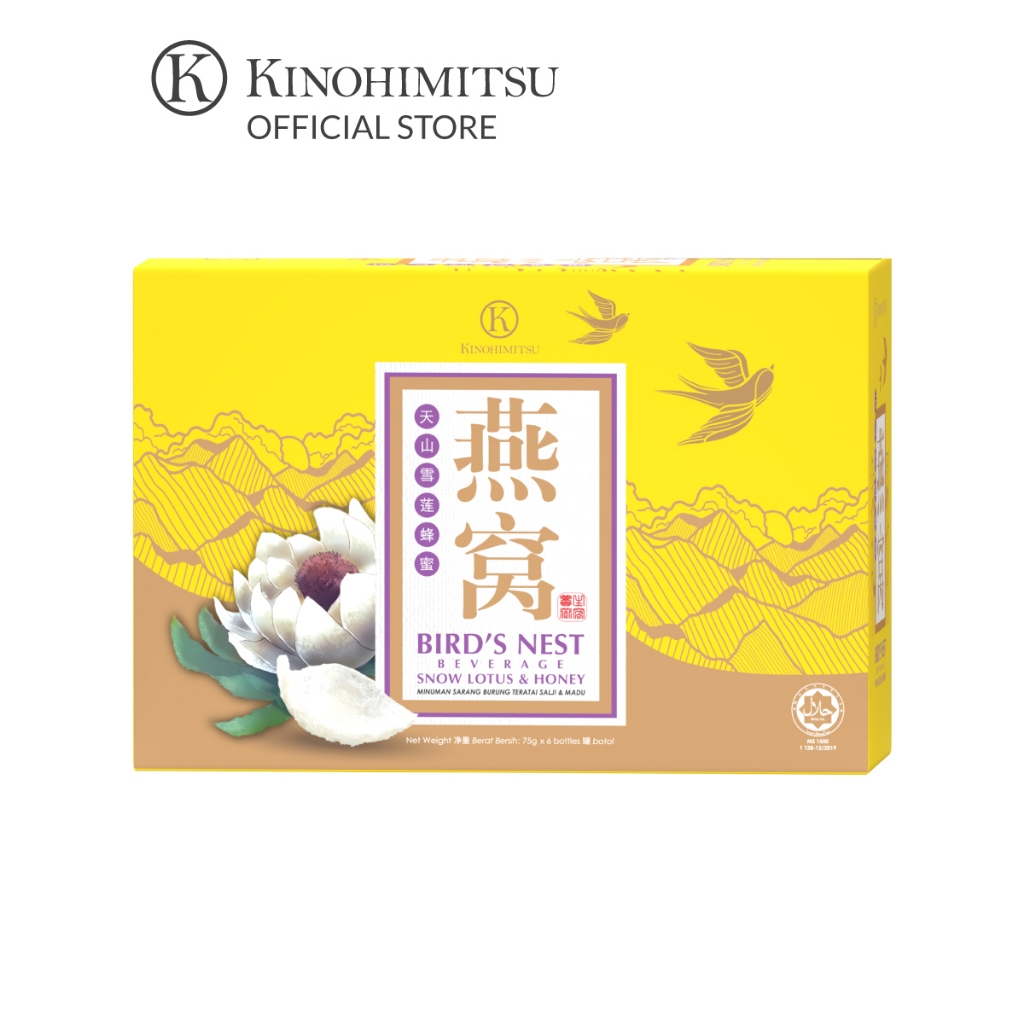 Kinohimitsu Birds Nest with Snow Lotus & Honey 75ml | Ready-to-Drink ...