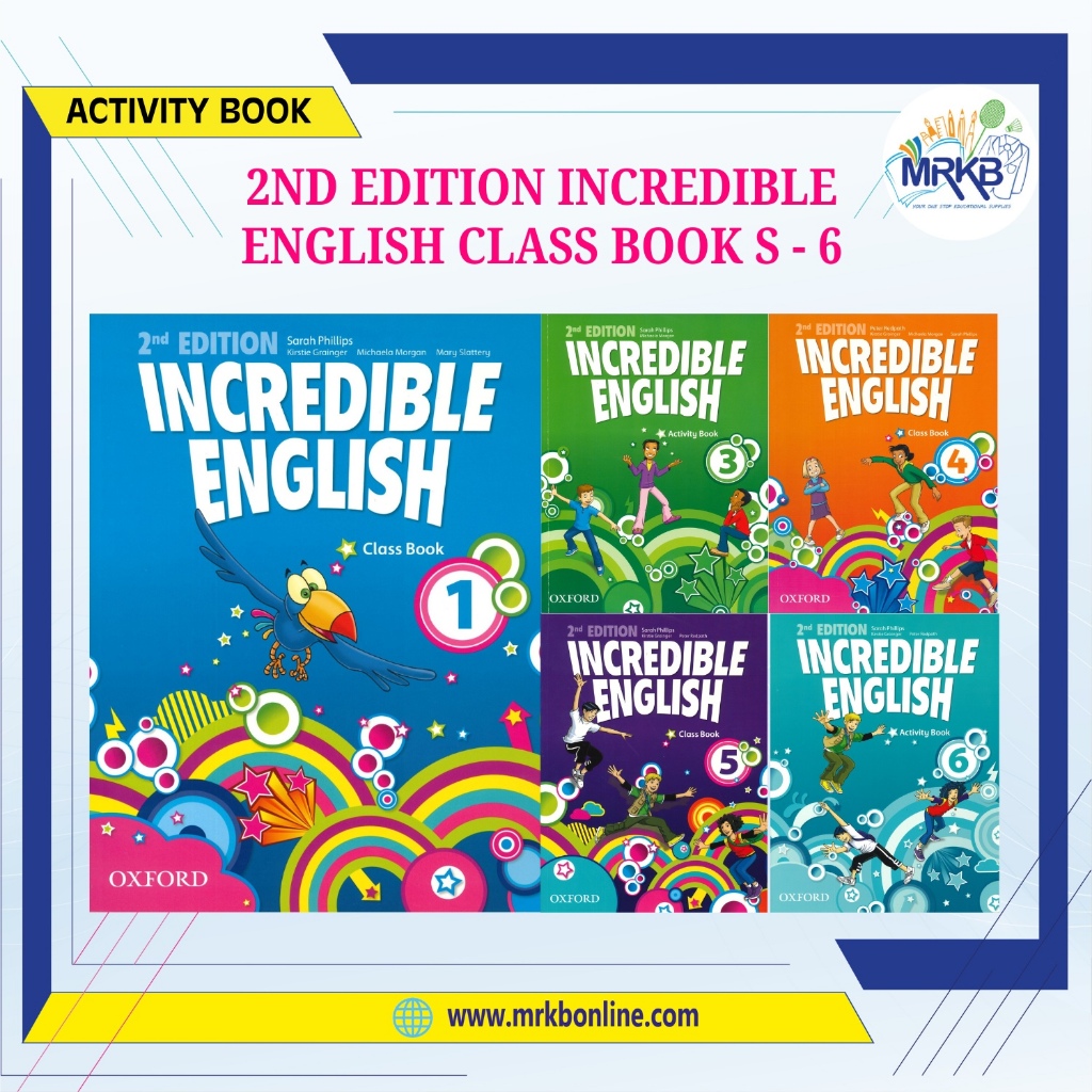 2ND EDITION INCREDIBLE ENGLISH CLASS BOOK - S - 6 | Shopee Malaysia