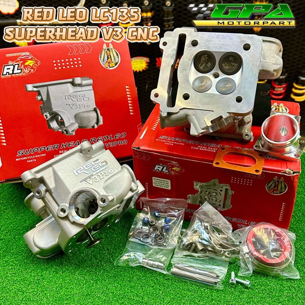 RED LEO SUPERHEAD V3 CNC LC135 20/23 23/26 24/27 | Shopee Malaysia