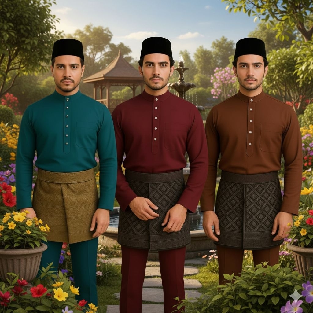 ★New Arrival, Baju Melayu Set Warna Cantik Size(XS to 2XL),Button Free ...
