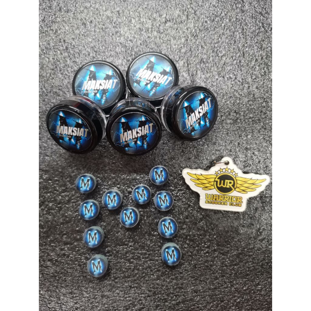 WKP_Maksiat Original Snooker Tip by Pok Ding Lekor(M/H) | Shopee Malaysia