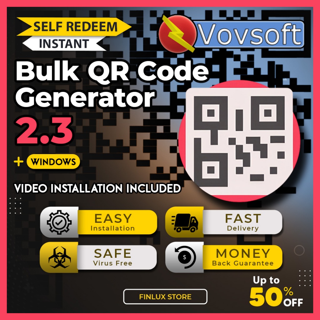 [SELF REDEEM] VovSoft Bulk QR Code Generator v2.3 Lifetime For Windows ...