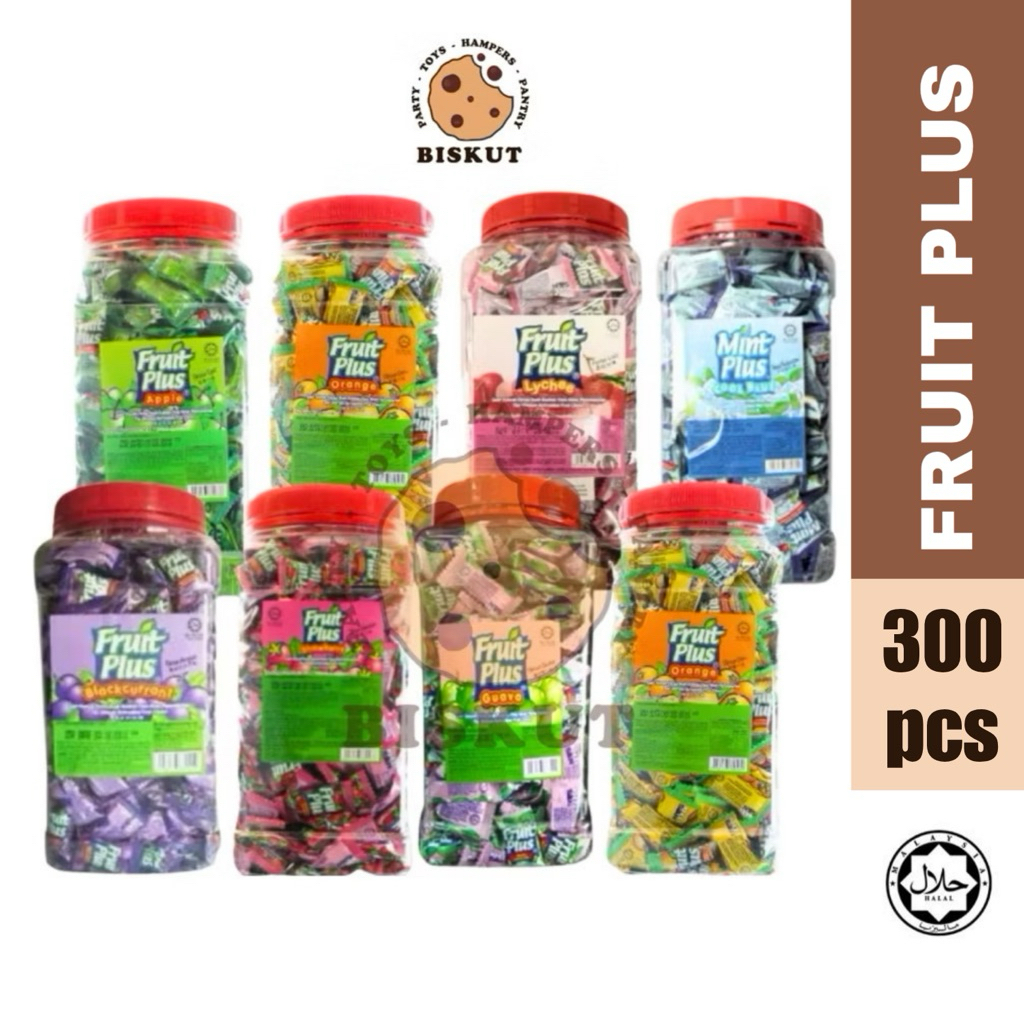 FRUITS PLUS CHEWY CANDY ASSORTED (300pcs) | Shopee Malaysia