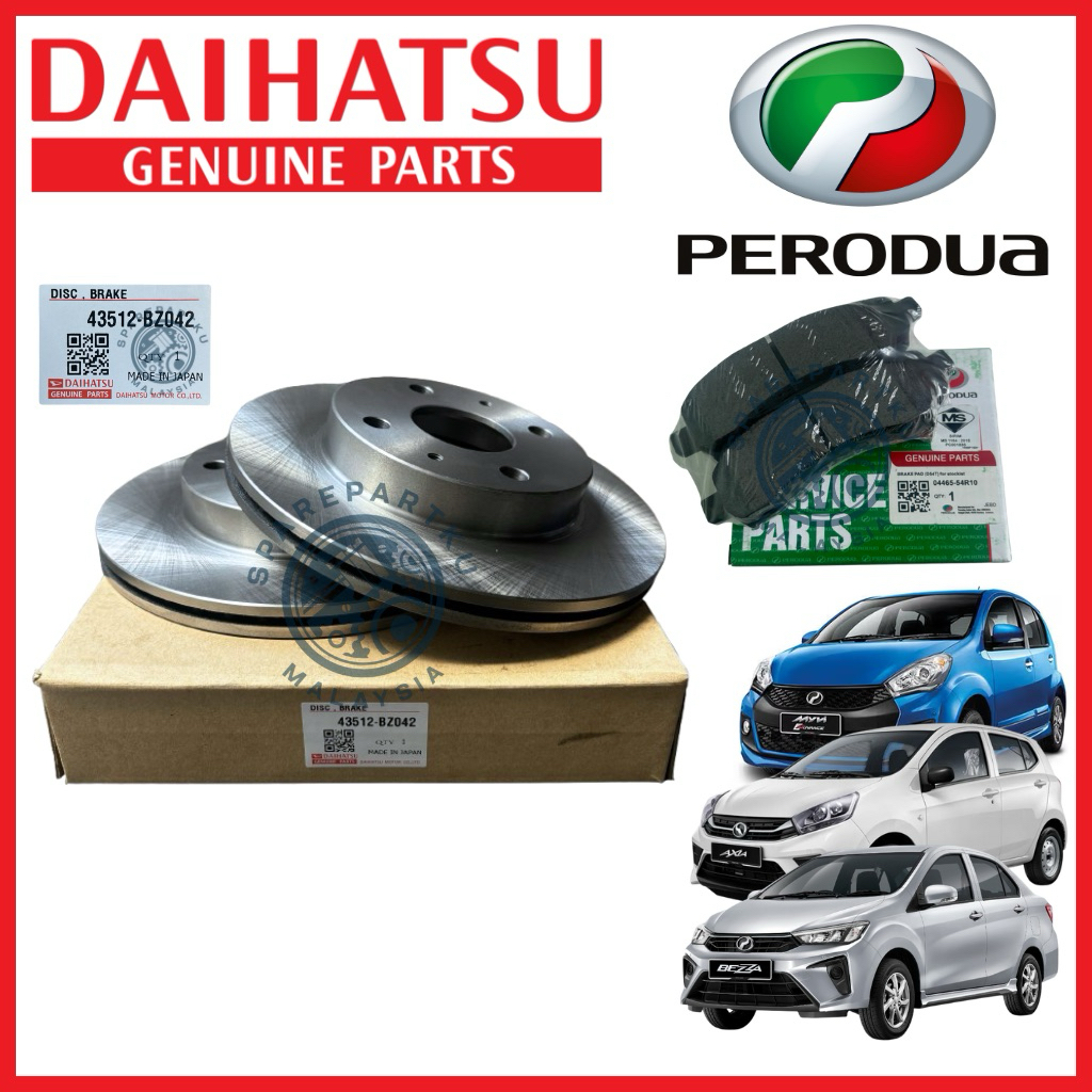 100% ORIGINAL PERODUA MYVI LAGI BEST MYVI ICON AXIA BEZZA BRAKE DISC ...