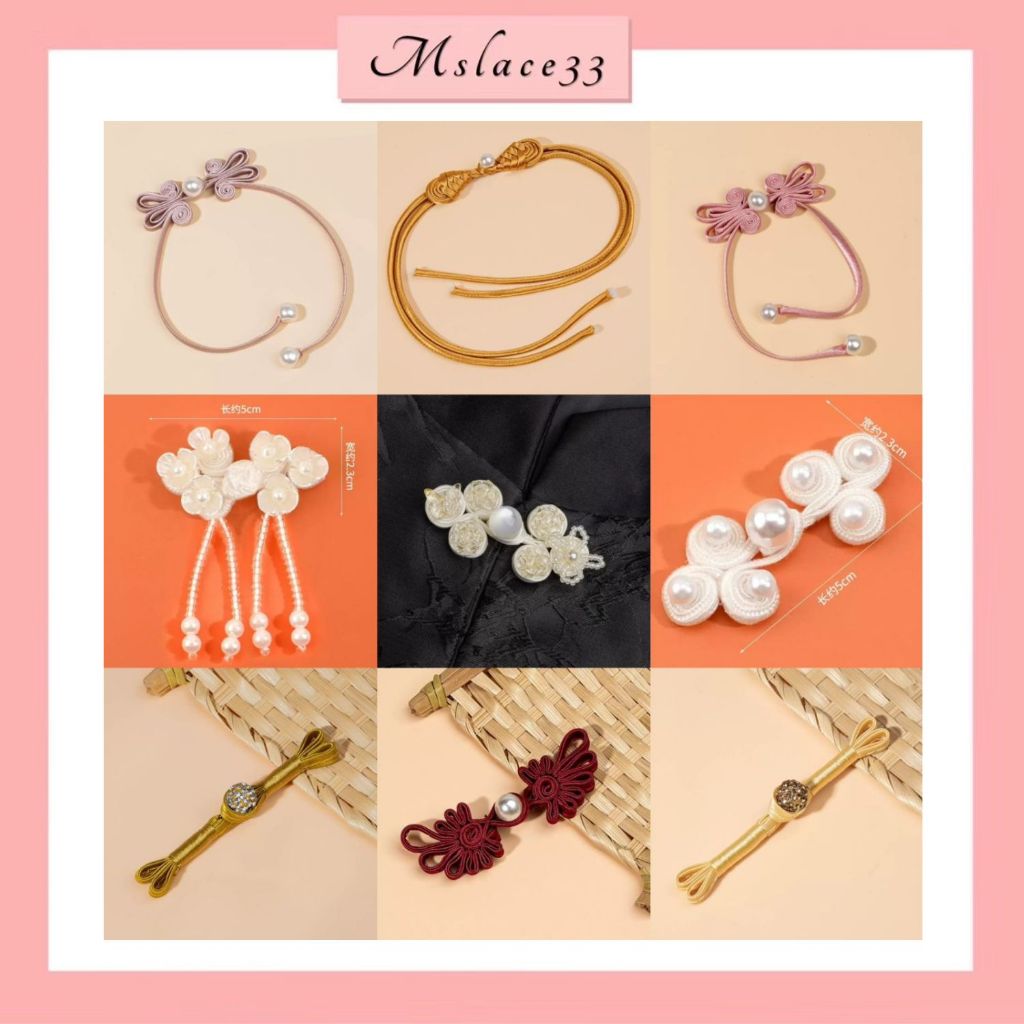 [1 Pair] Butang Cheongsam / Chinese Button / Butang Cina / Cheongsam ...