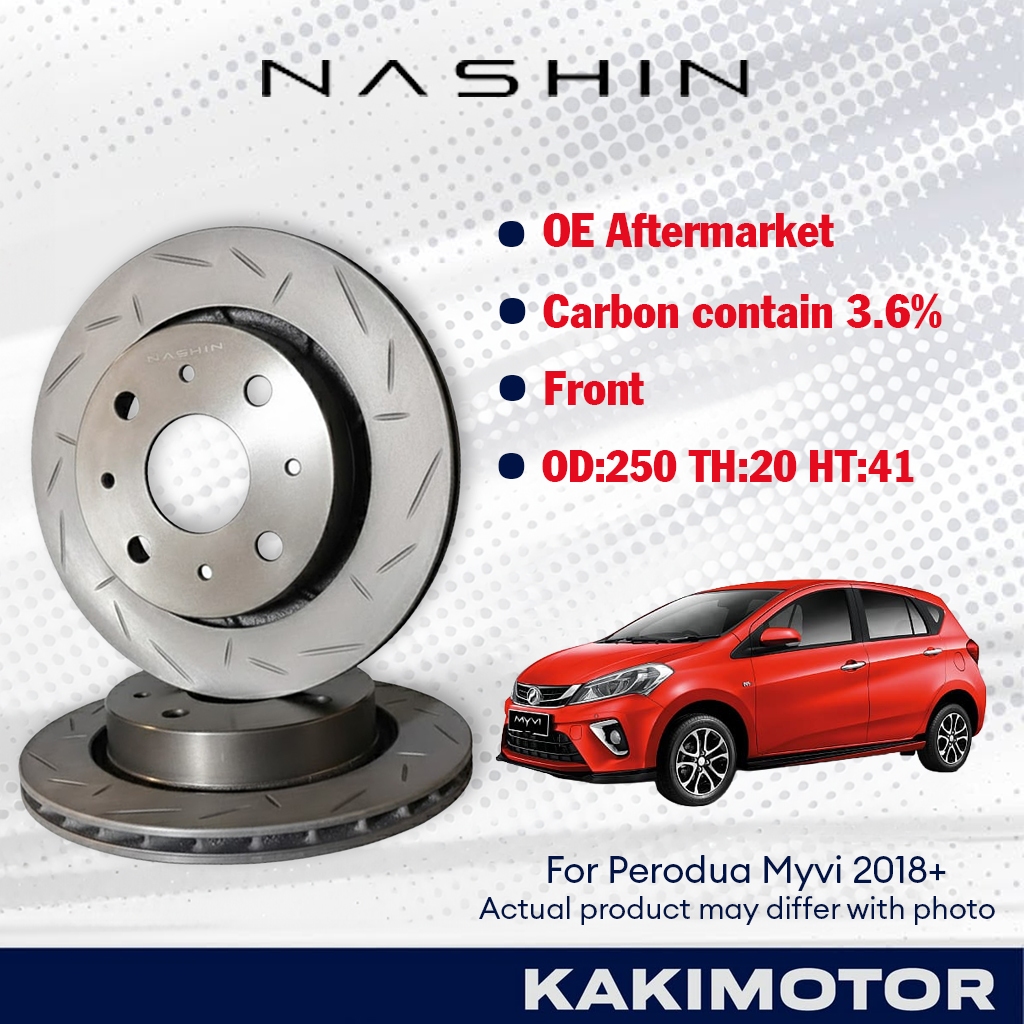 PERODUA MYVI D20N 2018+NASHIN OE BRAKE ROTOR-FRONT | Shopee Malaysia