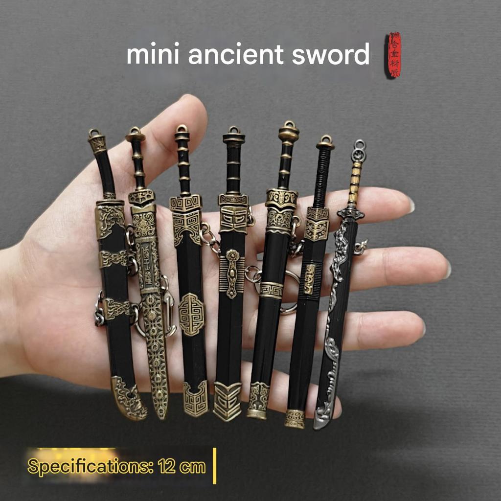 12cm ancient china sword knife mini keychain figure toys | Shopee Malaysia