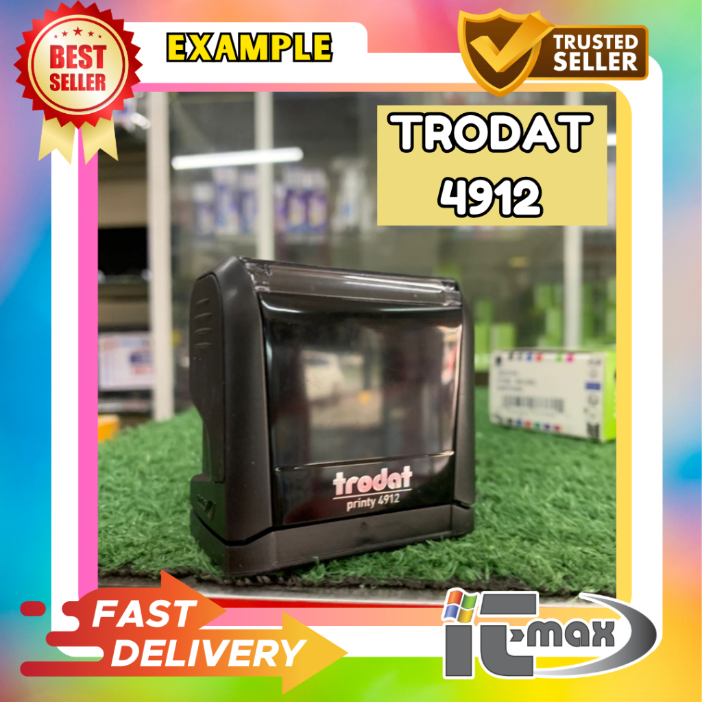 Rubber Stamp / Cop nama / Cop getah/ Self ink stamp (Trodat ) | Shopee ...