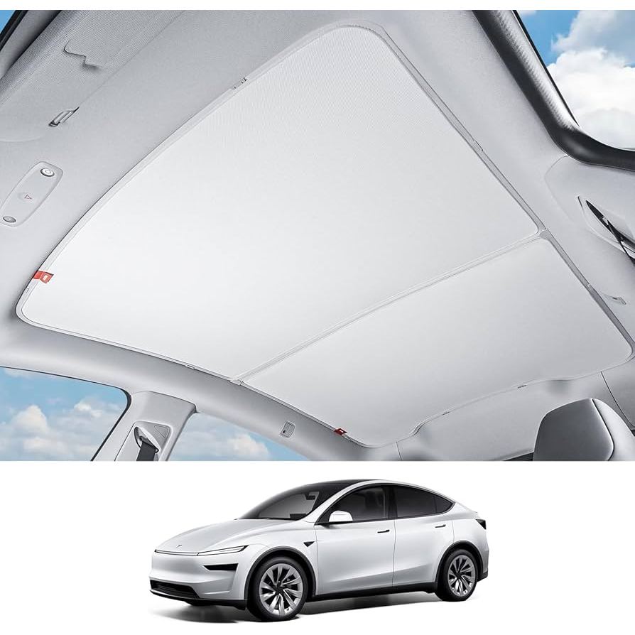 HALOBLK Roof Glass Sunshade For Tesla Model Y Juniper 2025 | Shopee ...