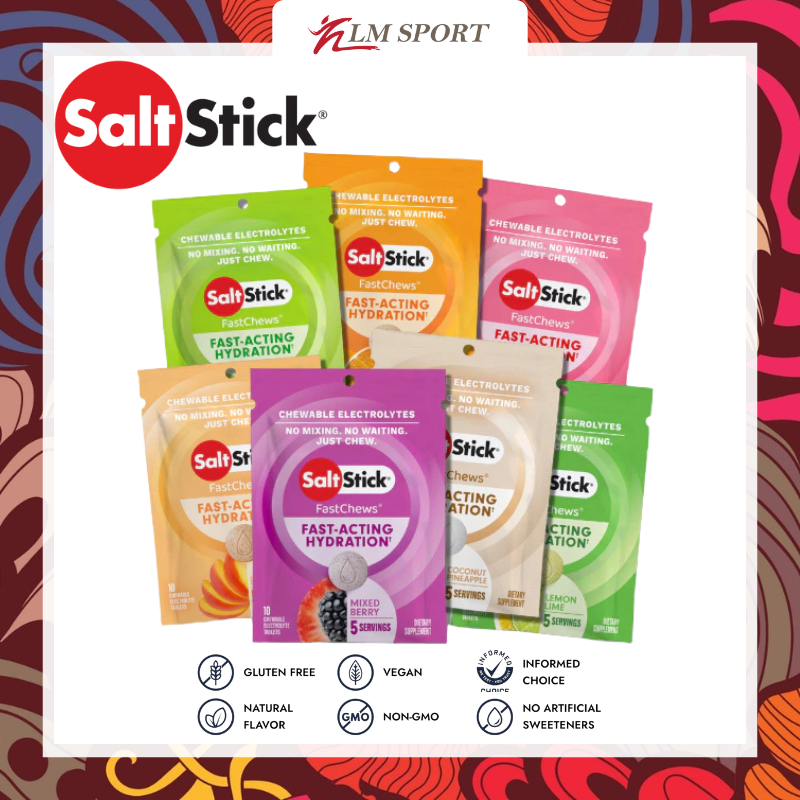 Saltstick Fastchews Electrolyte 1packet 10 Tablets for for Marathon ...