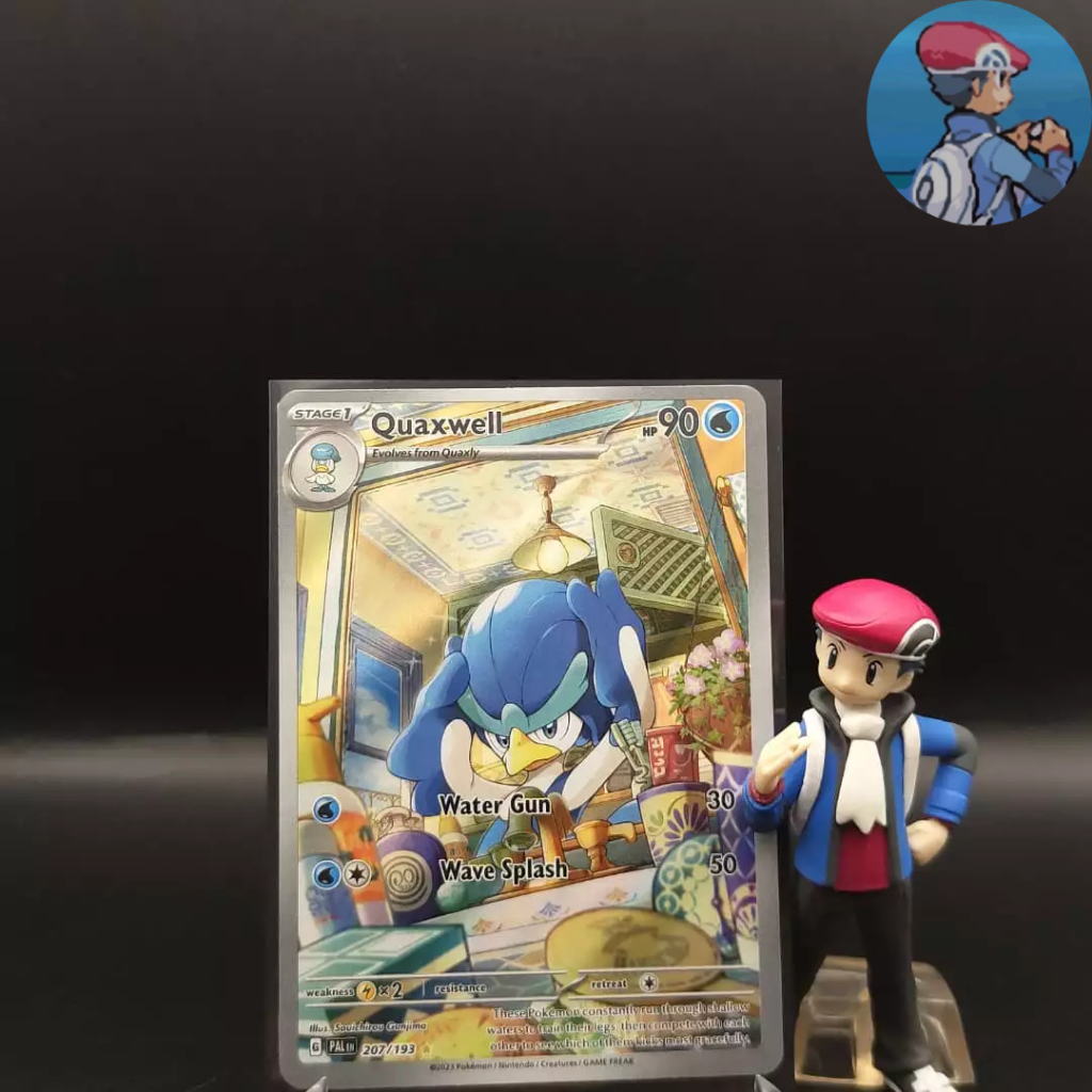 Quaxwell - 207/193 - Illustration Rare - Paldean Evolved | Shopee Malaysia
