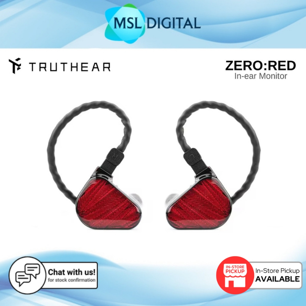 TRUTHEAR ZERO RED High Performance In-ear Monitor IEM Dual Dynamic ...