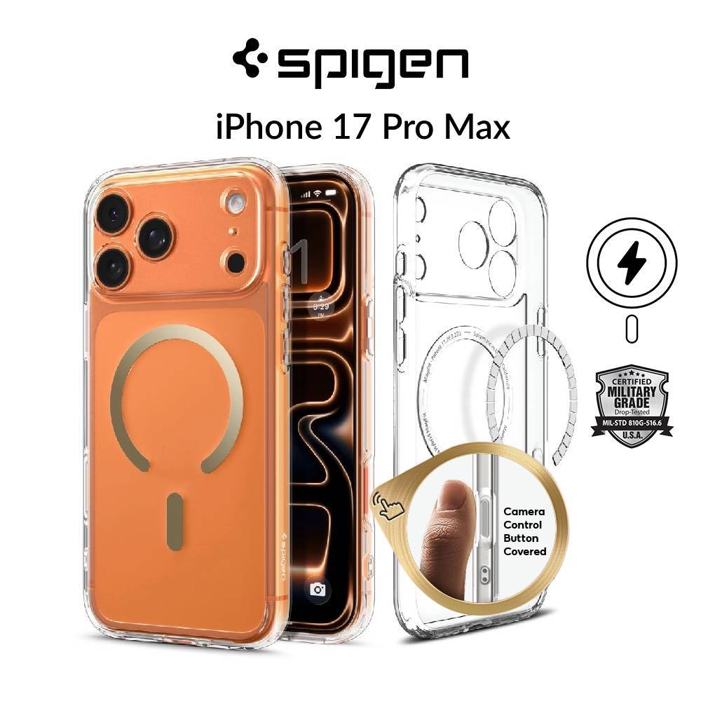Spigen iPhone 17 Pro Max Case 6.9" Ultra Hybrid MagFit Magnetic Phone ...