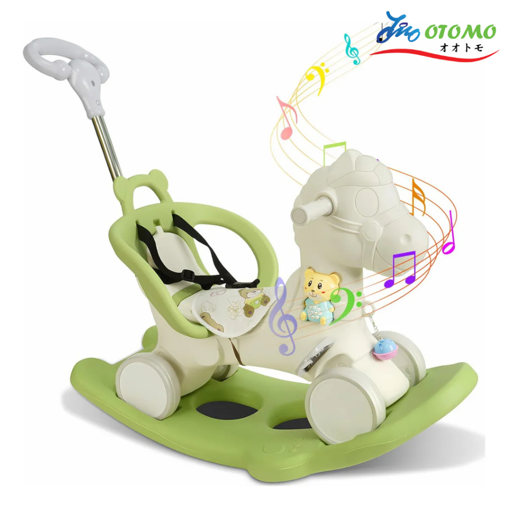 FB Rocking Horse Kuda Goyang 2 In 1 Push Car Mainan Budak Kids Rider ...
