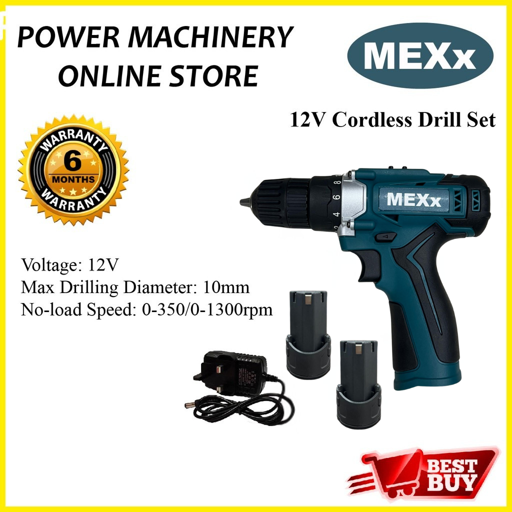 MEXx-12V Battery Cordless Drill 12V Screw Driver Cordless lmpact Drill ...