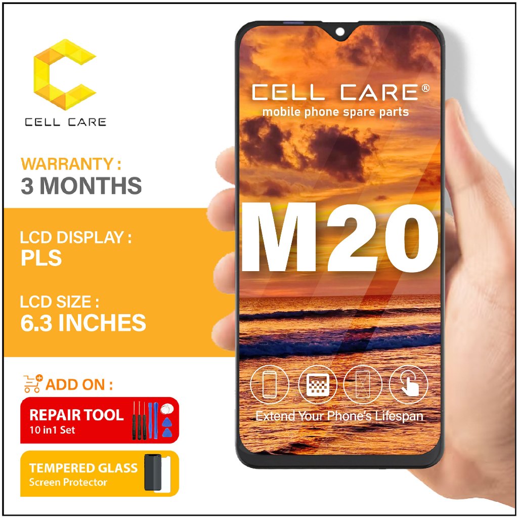 LCD Display Touch Screen Compatible For SAMSUNG M20 M205 | Shopee Malaysia