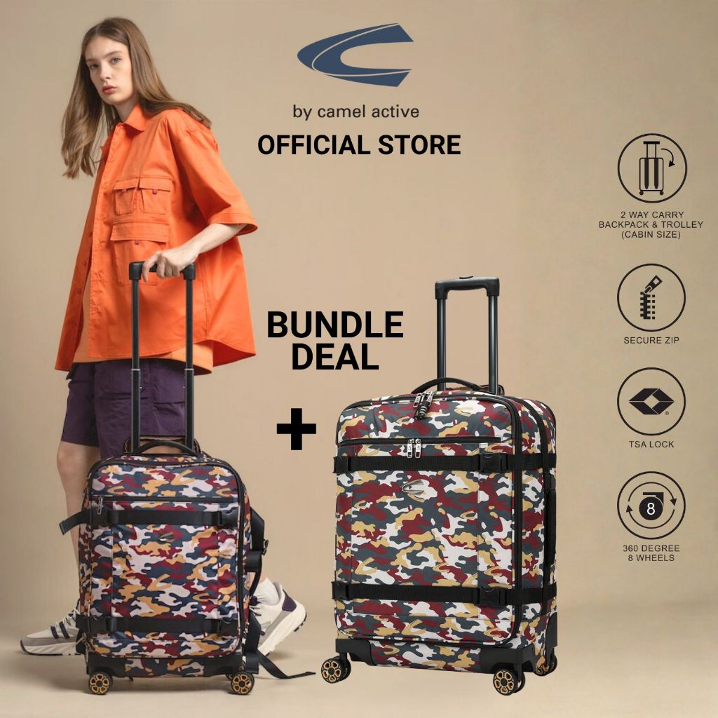 c by camel active Softcase Luggage Bundle Deal - 517001 | Shopee Malaysia