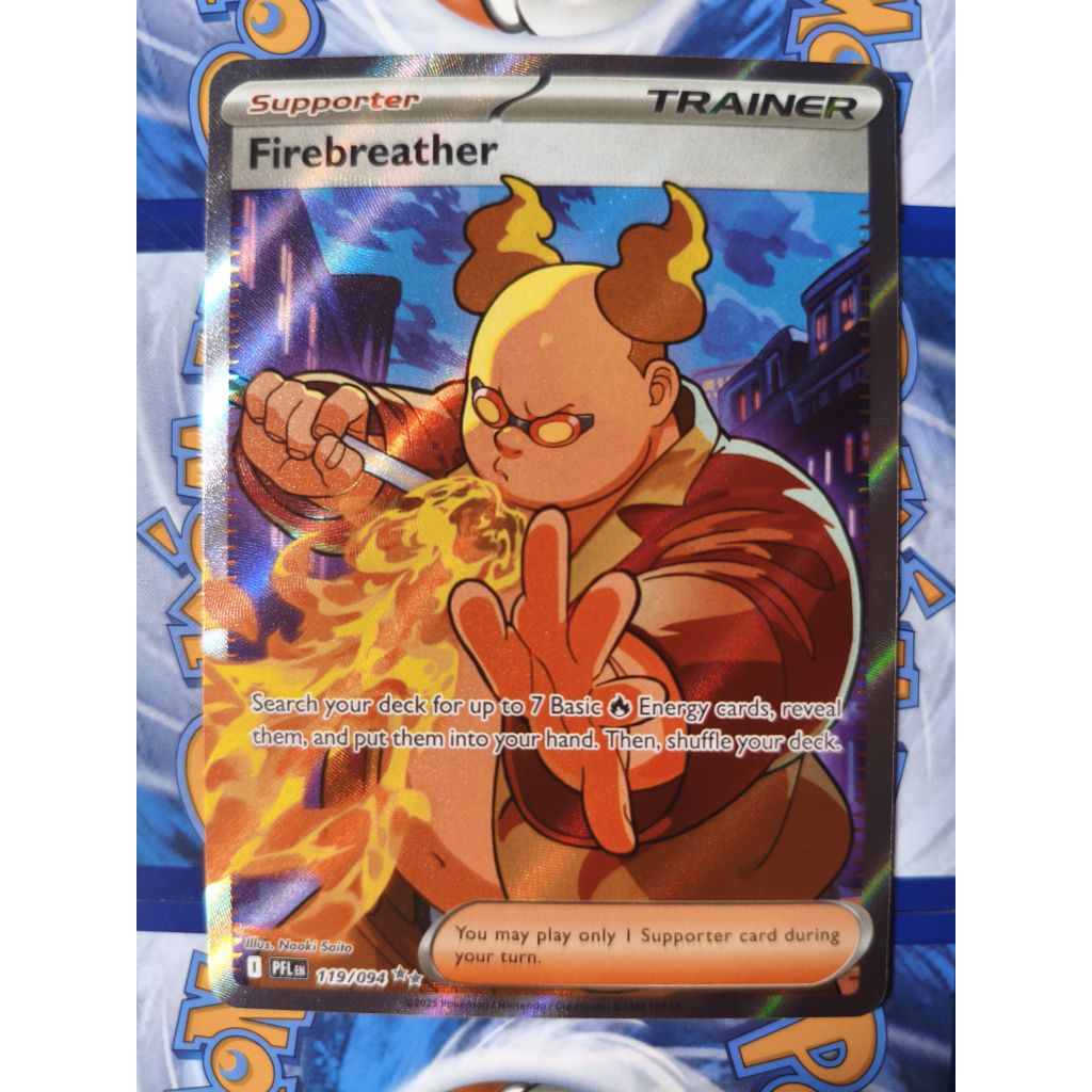 Firebreather - 119/094 / Full Art / Pokemon Phantasmal Flames | Shopee ...