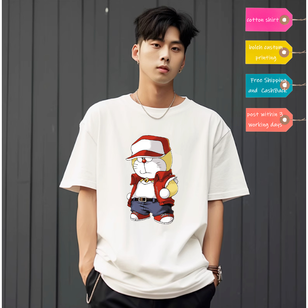 Doraemon cosplay T Shirt ️️Quality cotton t shirt ️️FREE NAME PRINTING ...