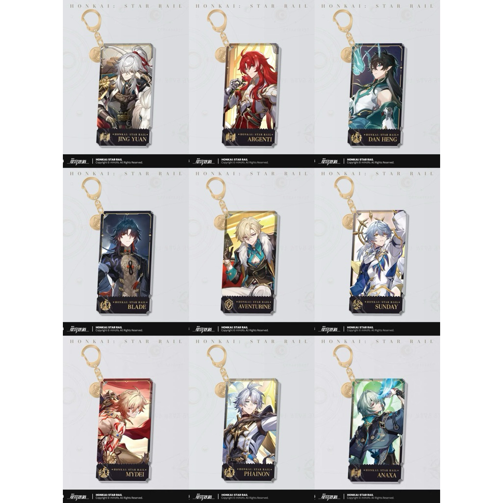 [Official merch] Honkai: Star Rail Character Acrylic Hangable (Jing ...