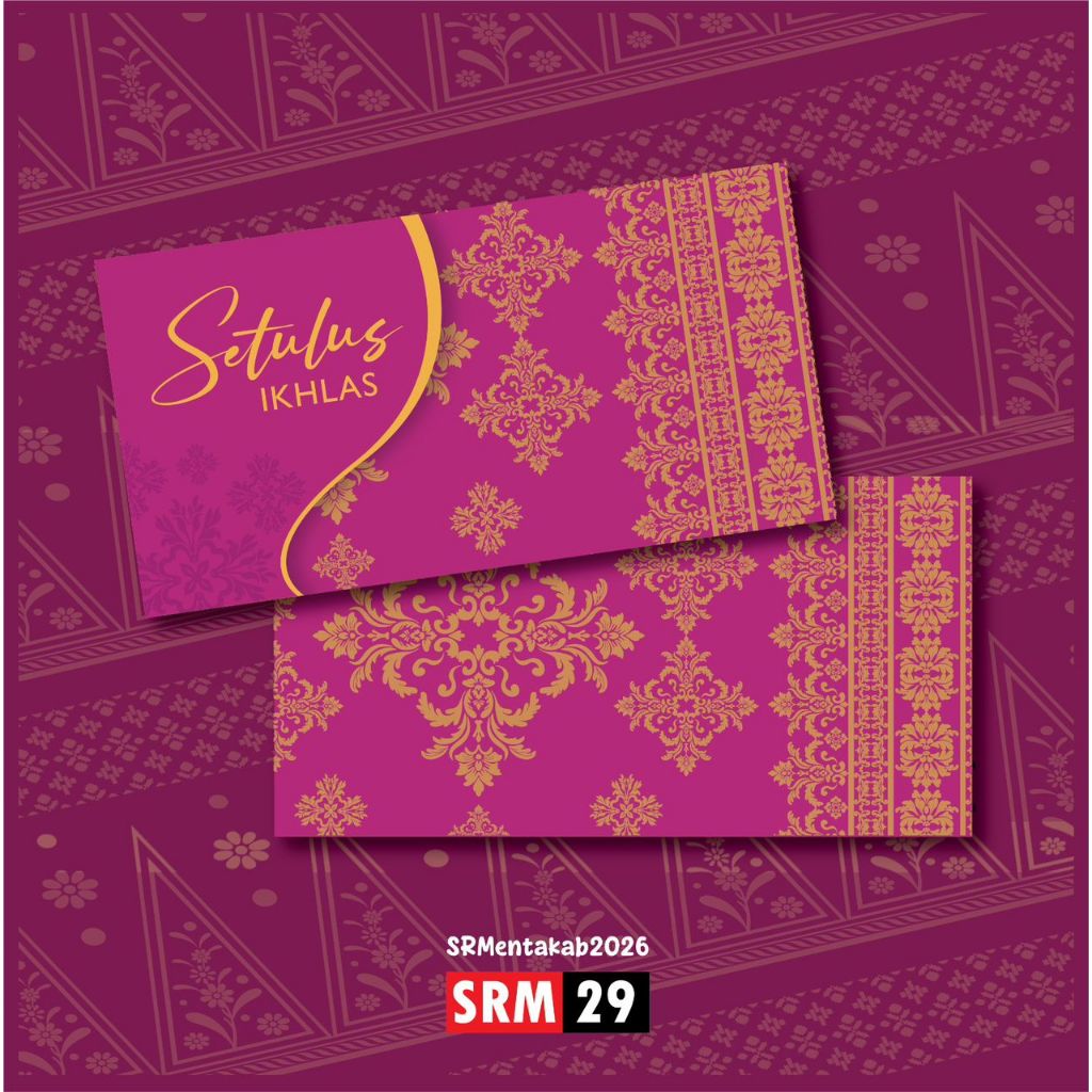 Sampul Raya 2026 | Sampul Raya Songket Batik | 1 Paket 10pcs | Angpau ...