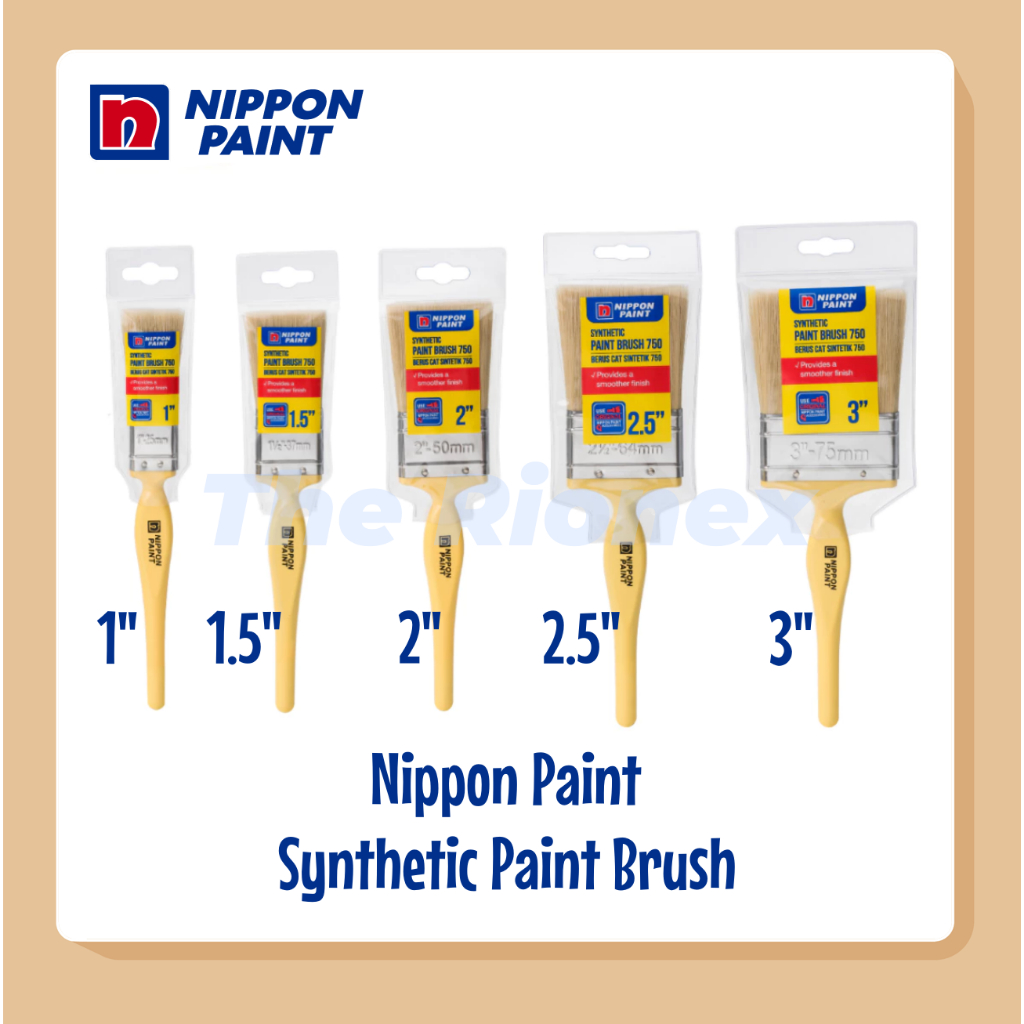 HALAL Nippon Paint Brush Berus Cat Premium | Kuas Cat Halus for Wall ...