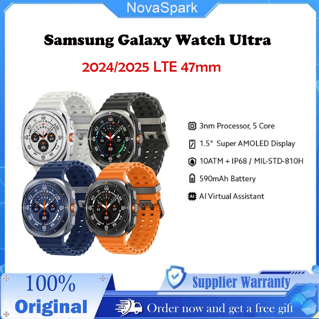 Original Samsung Galaxy Watch Ultra (2024)/(2025) 47mm LTE AI ...