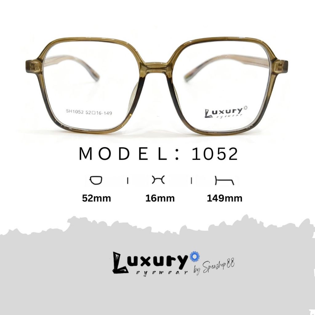 LUXURY | MODEL 1052 | 52-47-16-149 | PLASTIC TR | UNISEX | FRAME ...