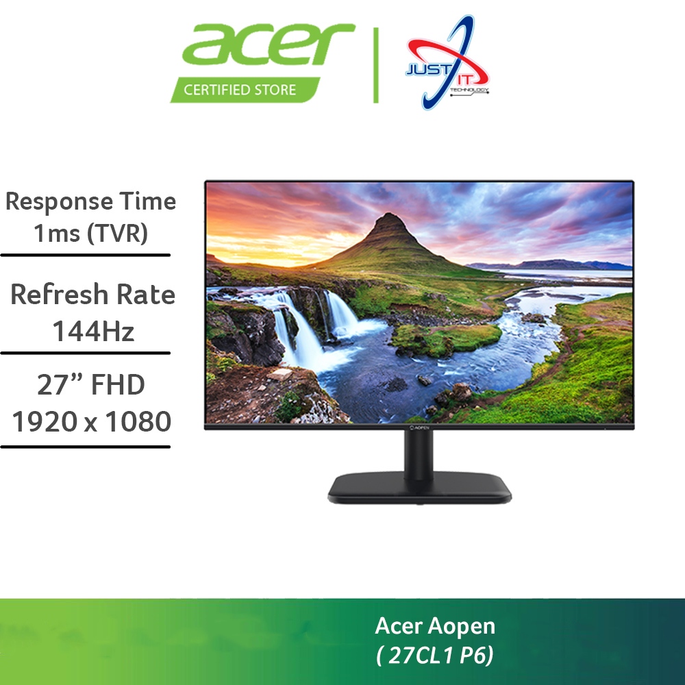 ACER AOPEN 27CL1 P6 / 27CL1 27" MONITOR ( 27" IPS FHD / 1MS / 144HZ ...