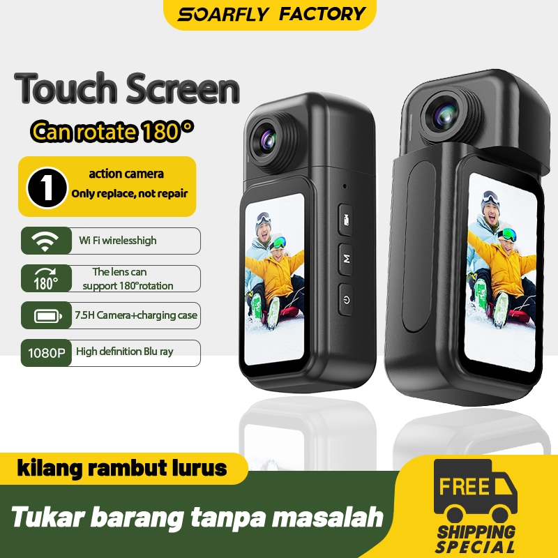 SOARFLY Mini Action Camera Dash Action Moto Professional Cat Small ...