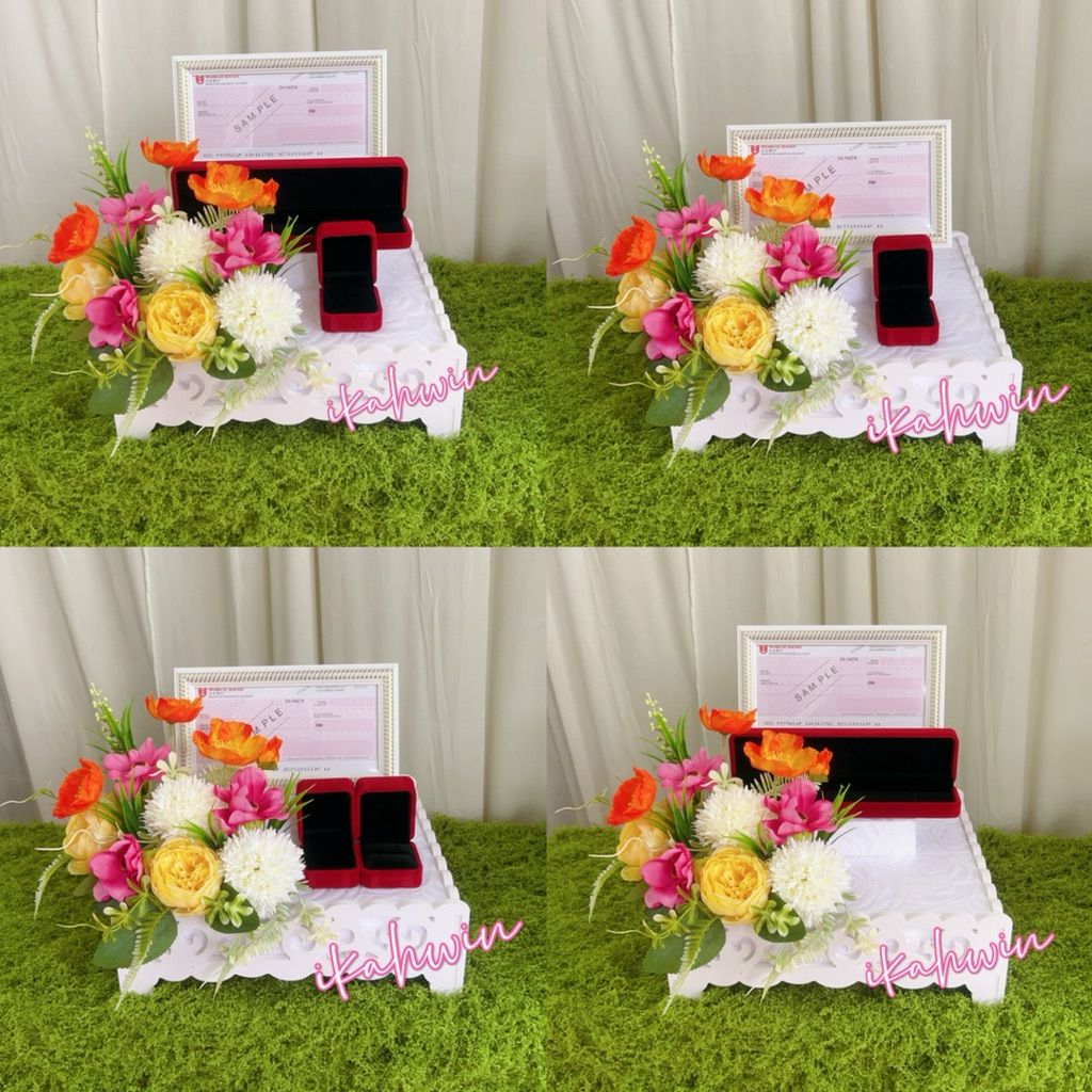 Gubahan Dulang Hantaran Maskahwin/ Dulang Hantaran Cincin & Gelang ...