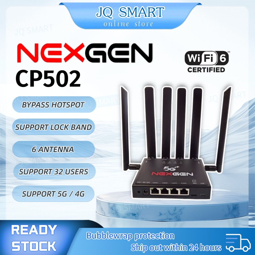 (NEW) NEXGEN 5G CP502 MODIFIED WIFI6 MODEM ROUTER UNLIMITED HOTSPOT ...