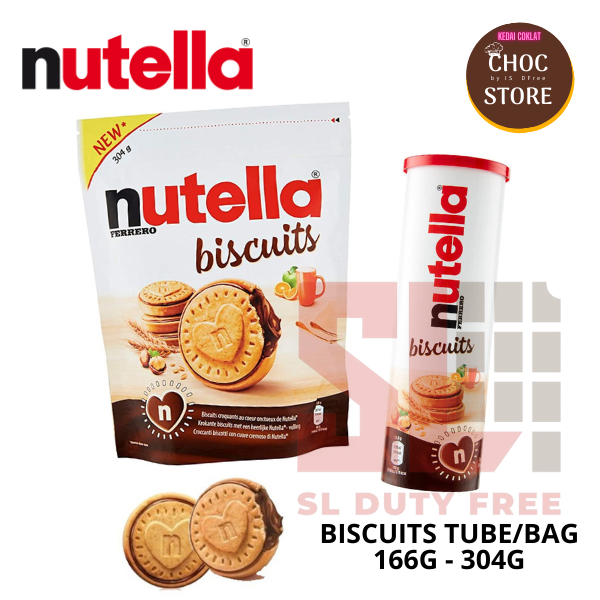 Nutella Biscuit 166g - 304g Nutella Biscuit Tube 166g Nutella Biscuit ...
