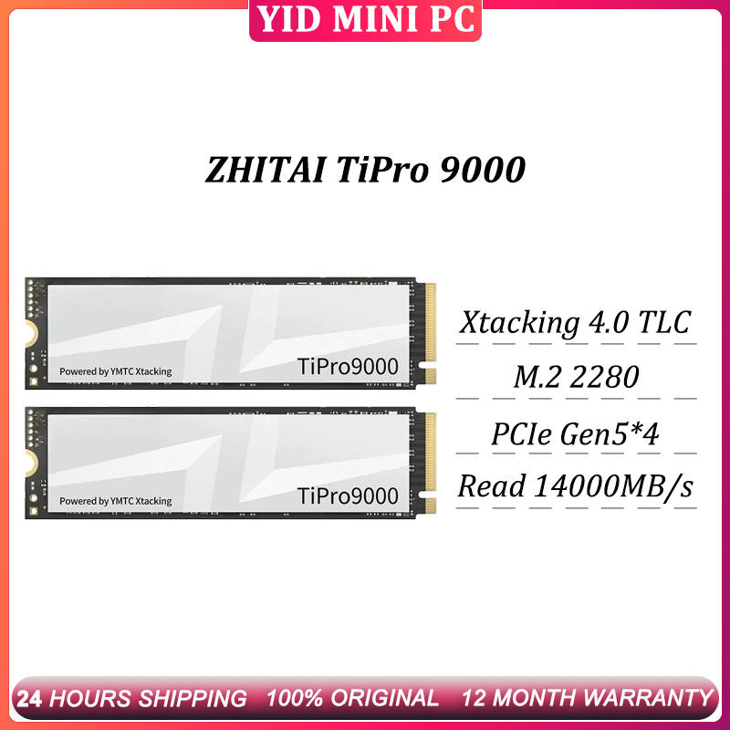 ZhiTai TiPro9000 1T 2T 4T M.2 NVMe PCIe 5.0 SSD | Shopee Malaysia