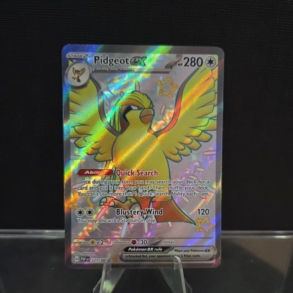 2024 Pidgeot Ex Card (Full Art Holo) | Shopee Malaysia