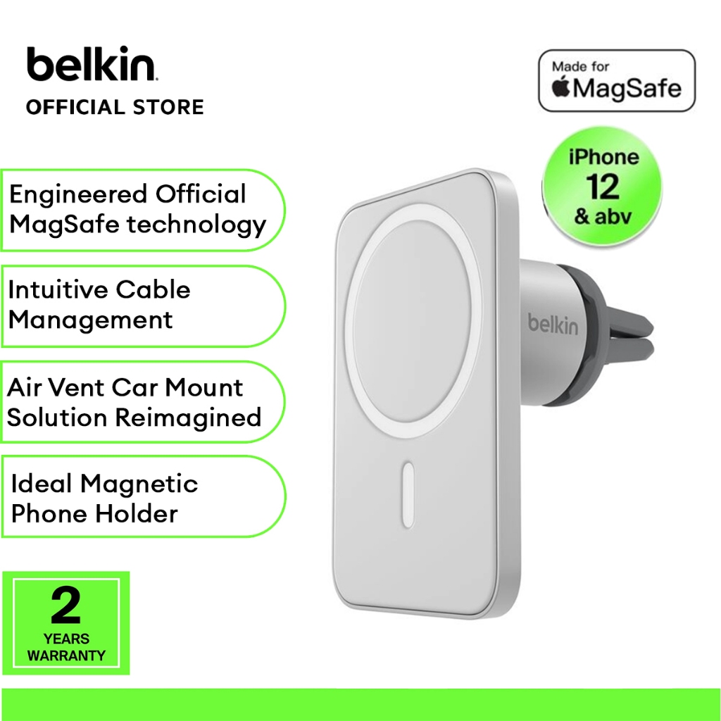 Belkin Magnetic Car Vent Mount Pro Mit Magsafe
