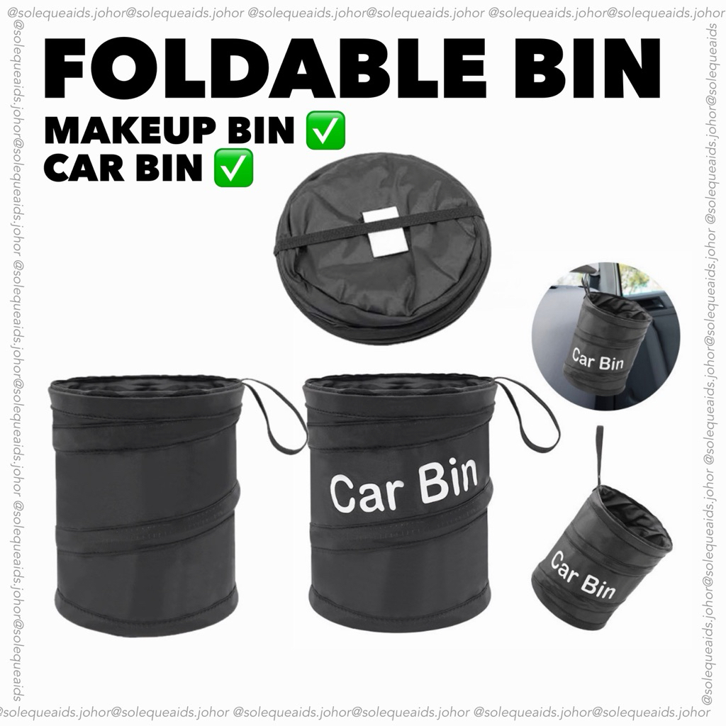 MAKEUP BIN FOLDABLE MAKEUP BIN CAR BIN STORAGE FOLDABLE BIN STORAGE ...